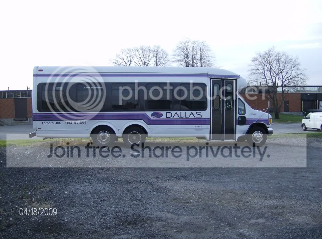 Cutaway style small and mid-size buses used in Charter/Tour industry ...